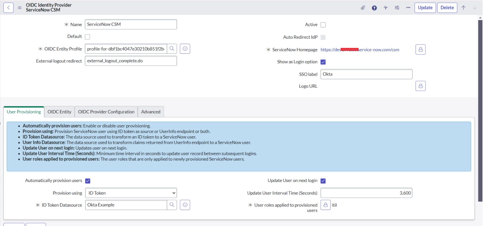 Multiple SSO, Azure SSO for native UI and Okta sso... - ServiceNow ...