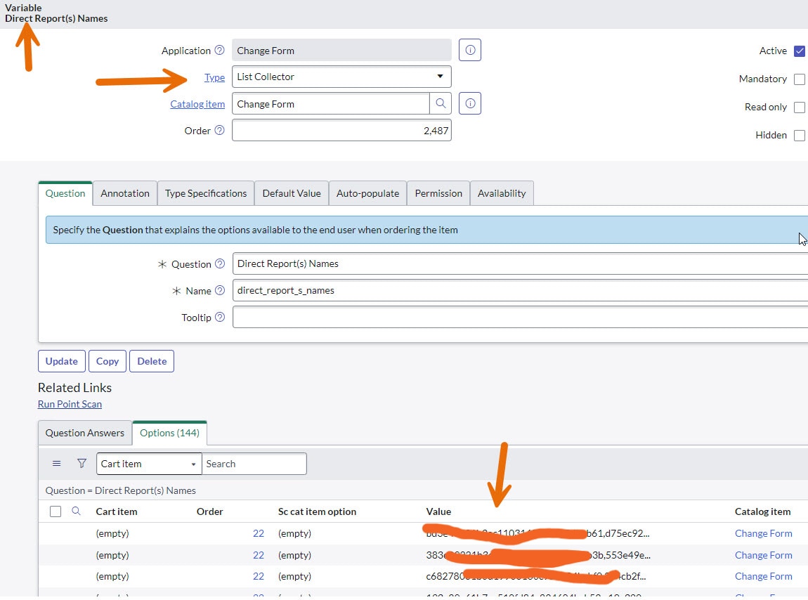 AES List Collector Values - ServiceNow Community