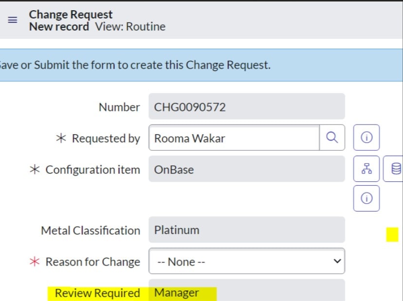 Standard Change Template - ServiceNow Community