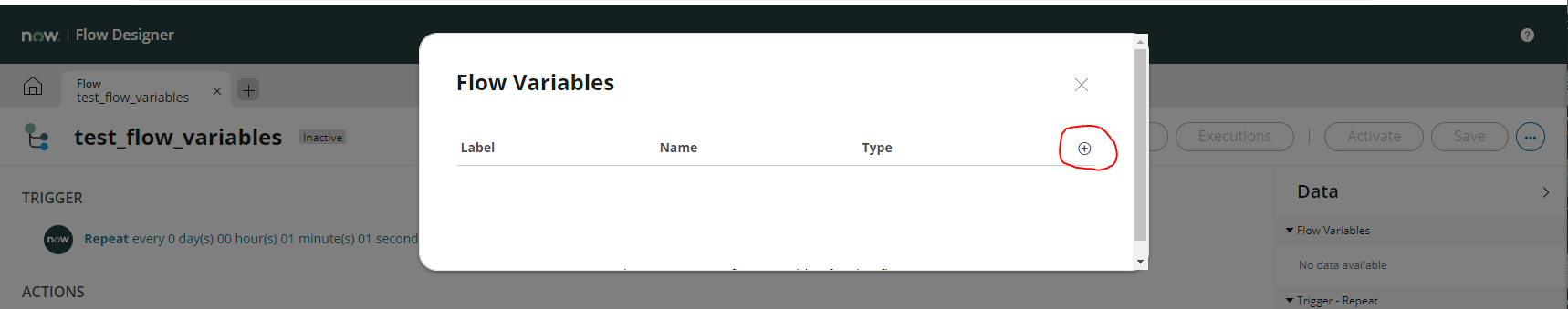 How do we add flow variables to a flow? - ServiceNow Community