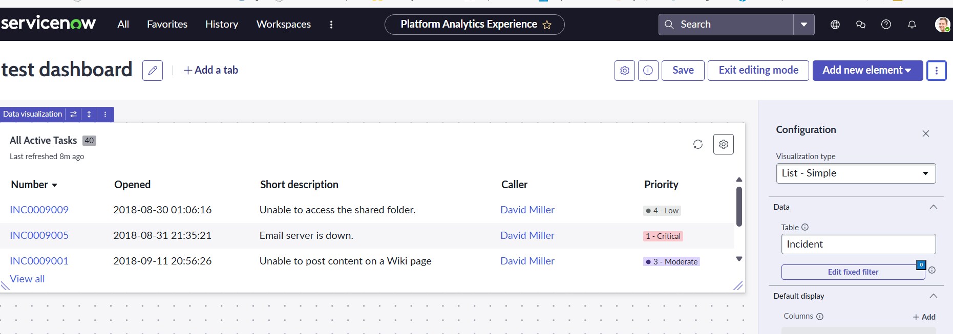 Adding a Preview Icon to the Incident Number in Pe... - ServiceNow ...