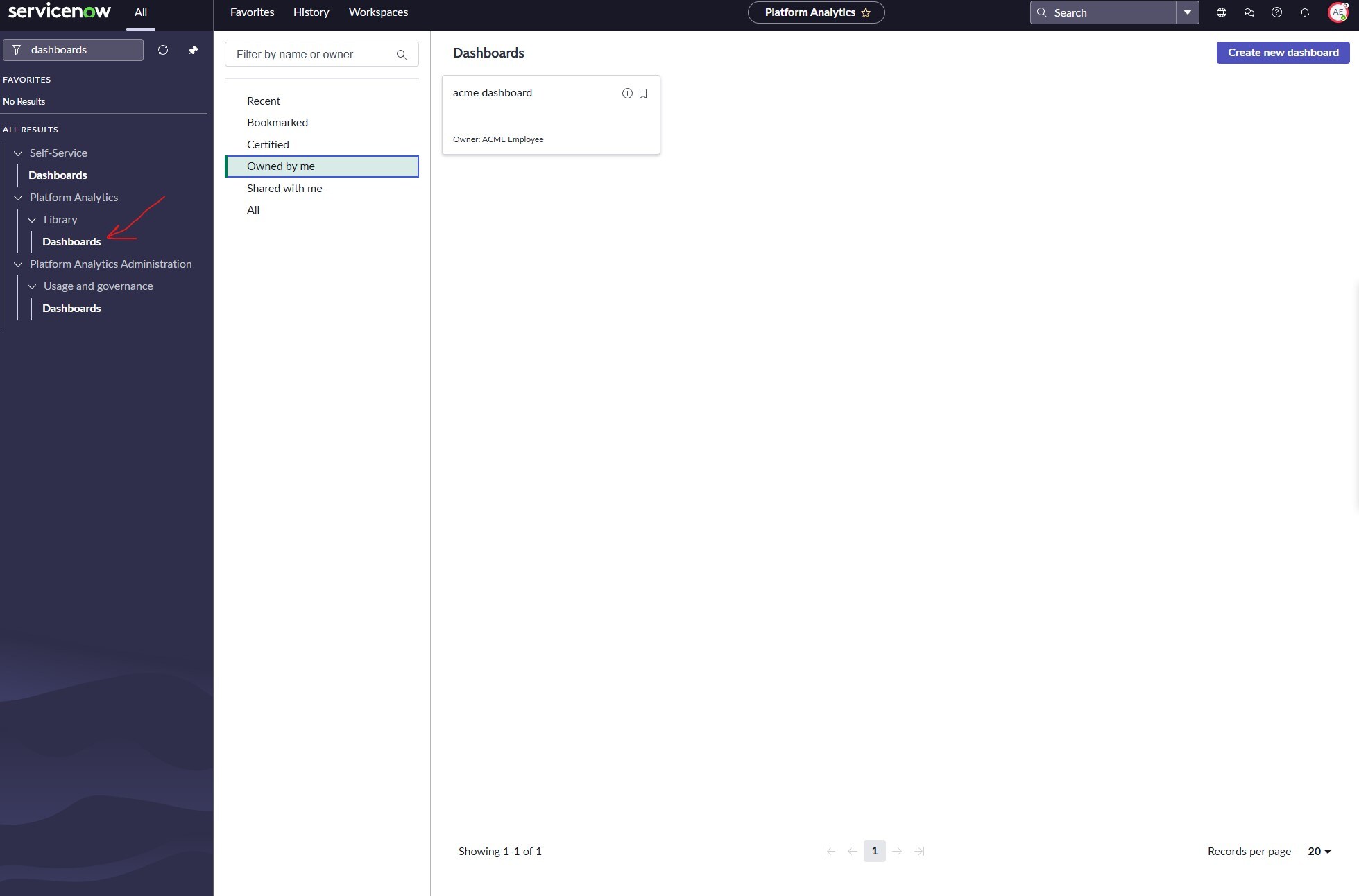 Domain separation - dashboards and data visualizat... - ServiceNow ...