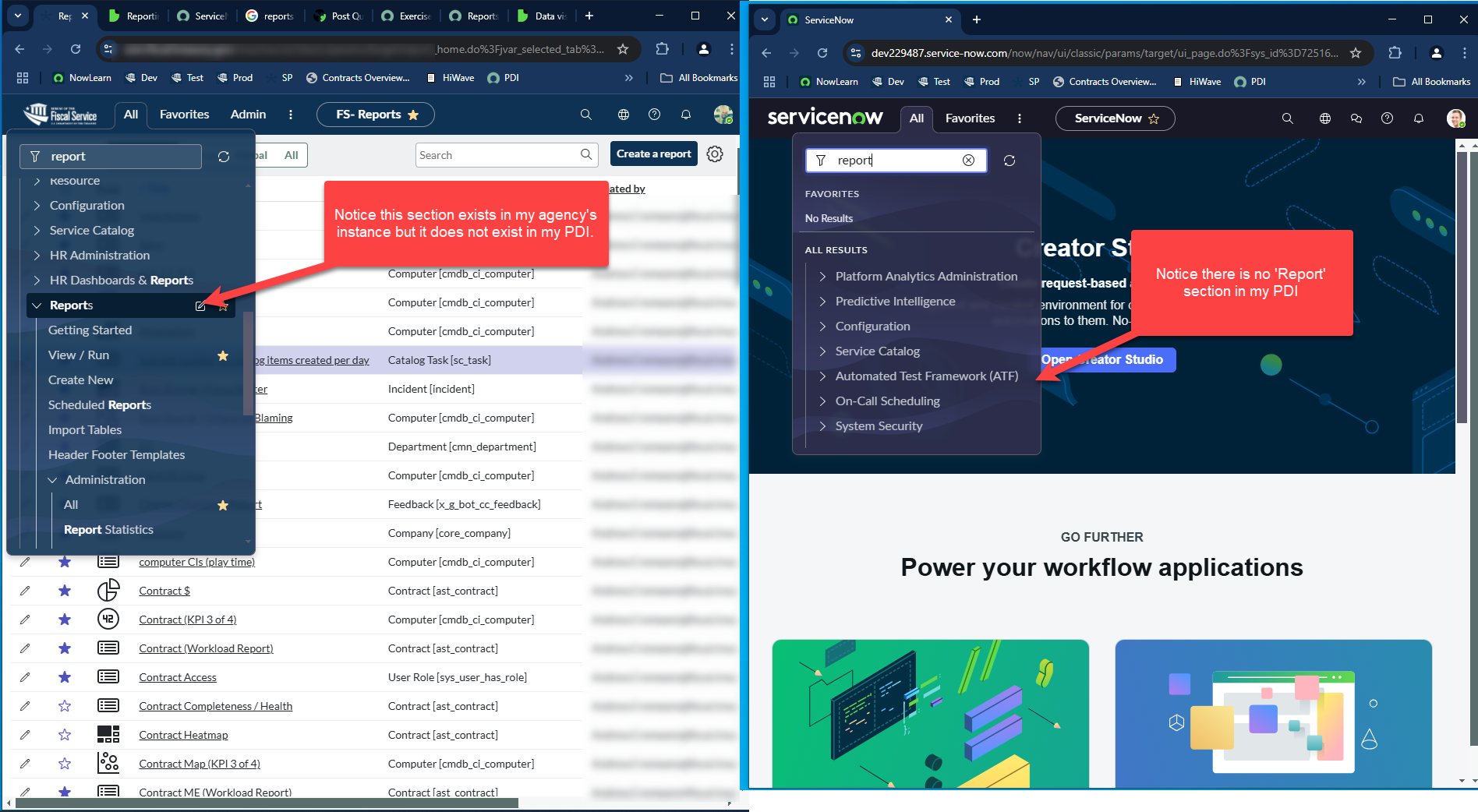 Solved: Trying to find the Reports - View / Run in my PDI - ServiceNow ...
