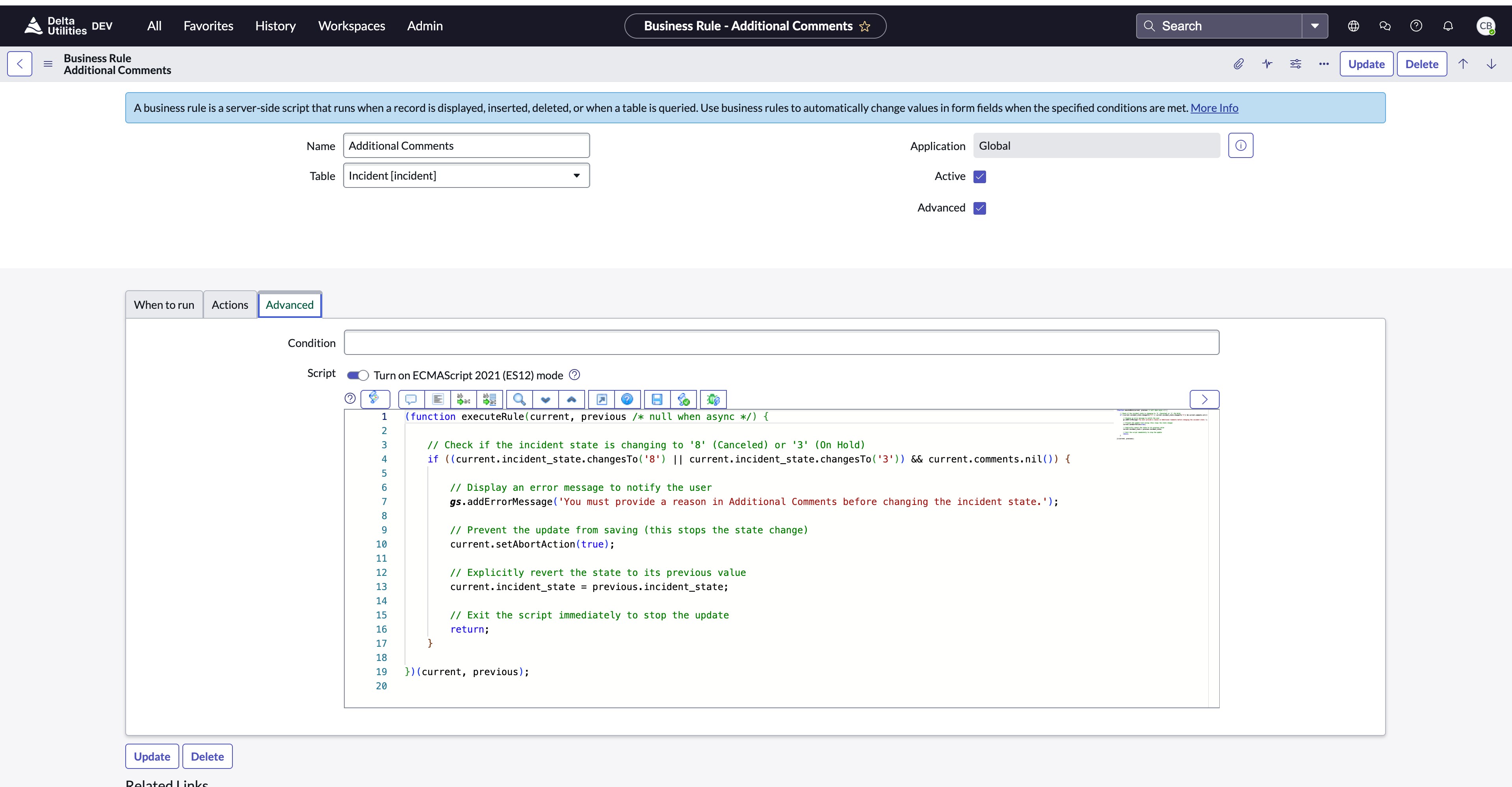 Receiving an Alert level: critical. Invalid value ... - ServiceNow ...
