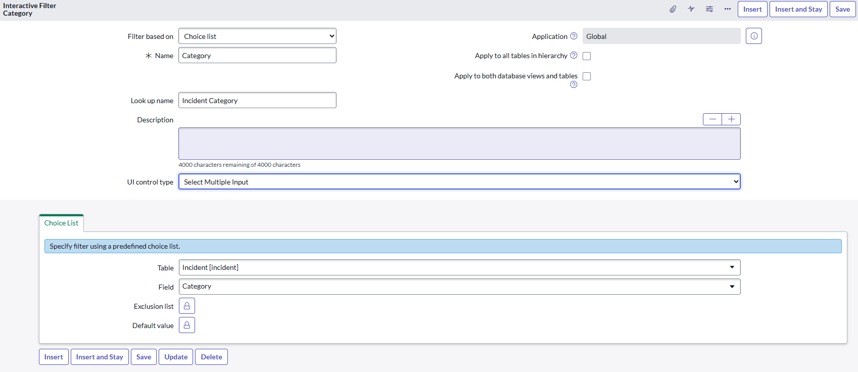 Interactive Filters - ServiceNow Community