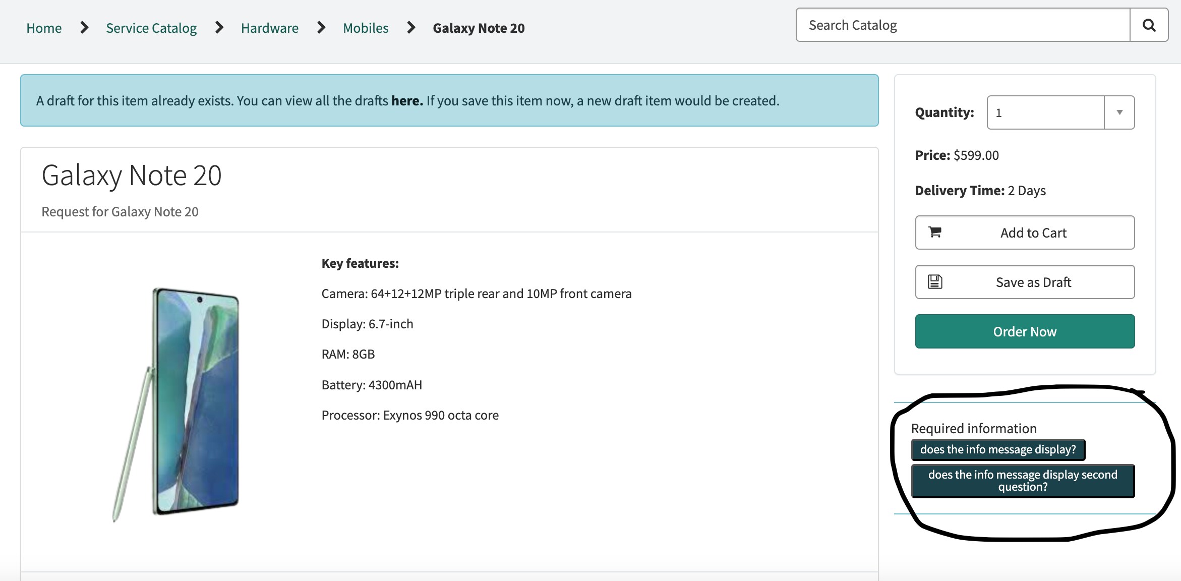 Solved: How to remove required information boxes from cata ...
