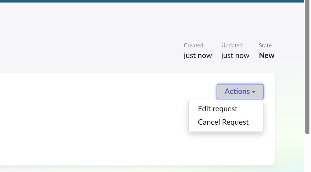 How to hide/remove "Edit Request" option from Empl... - ServiceNow ...