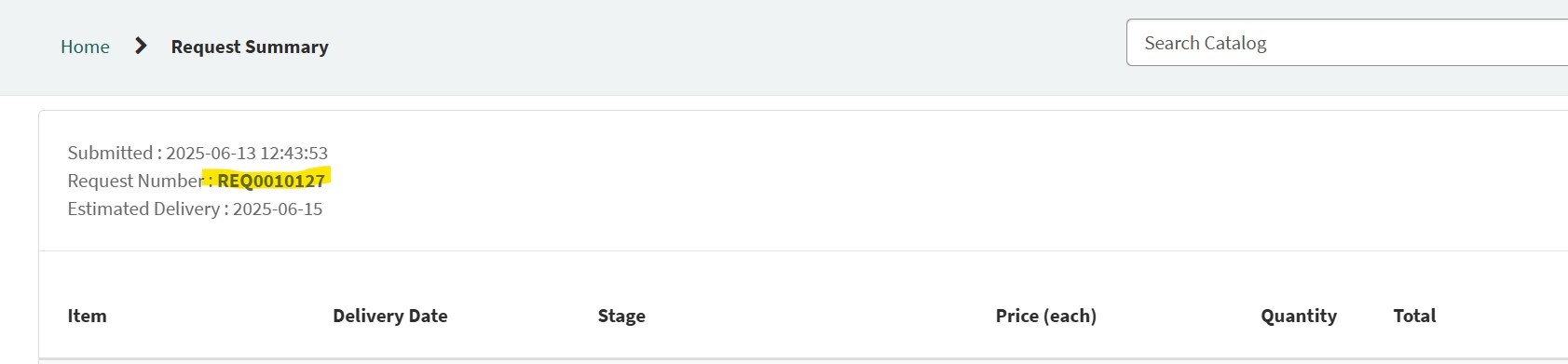 Solved: Re: In Service portal After submit the request i ...