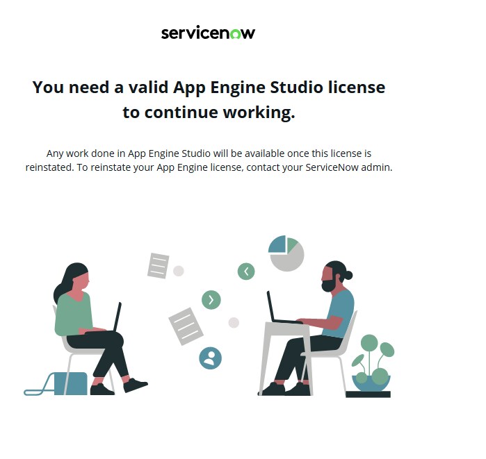 Anybody Getting a Licensing Message within PDI - ServiceNow Community