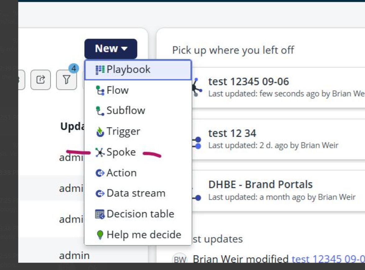 Solved: Re: Delegated Developer cannot see "create new spo ...