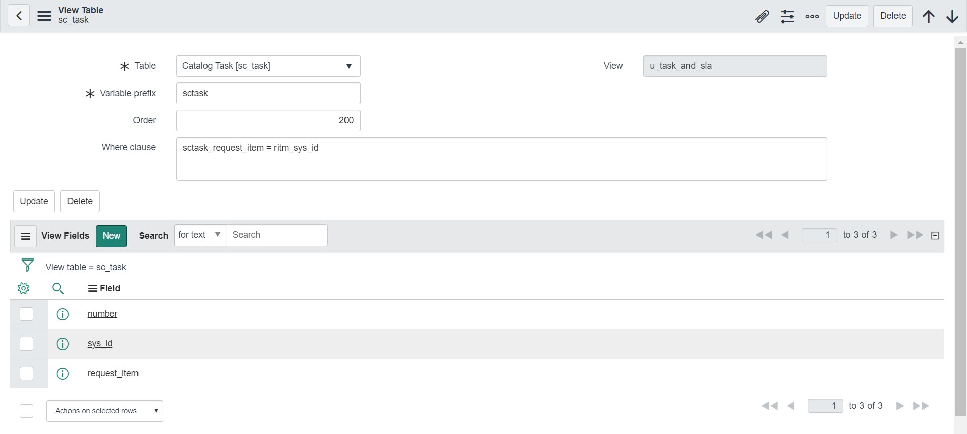 Solved: Re: Database View Where Clause - ServiceNow Community