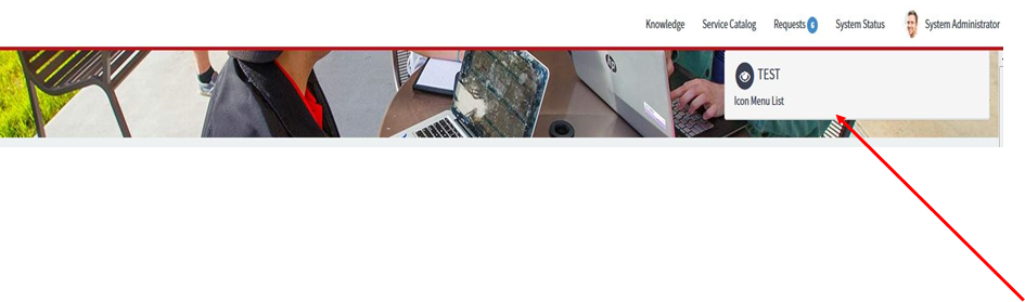 How to use Icon Menu List in Portal header - ServiceNow Community
