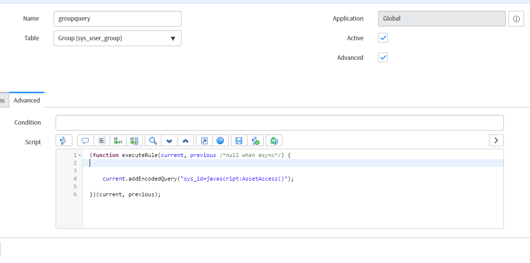 How to pass javascript function into query Busines... - ServiceNow ...