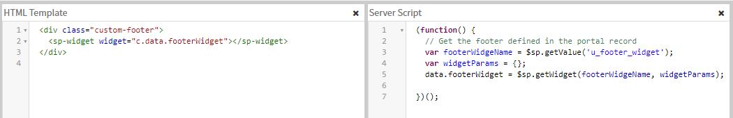 A footer for each Service Portal - ServiceNow Community