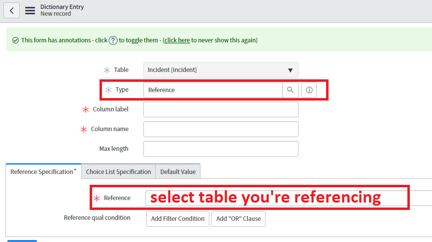 Solved: how to add foreign key table column in table - ServiceNow Community