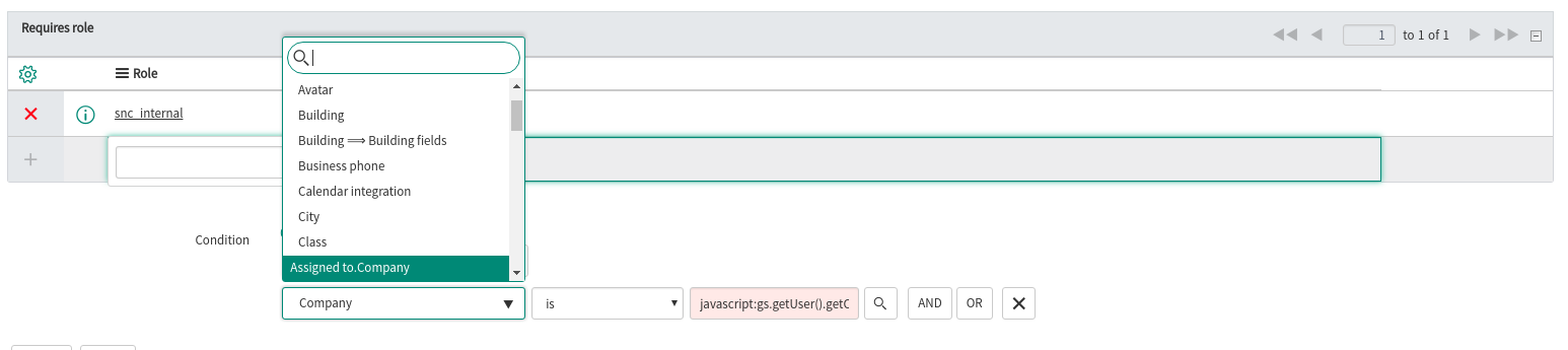 ACL to check logged in user company and ticket cr... - ServiceNow Community