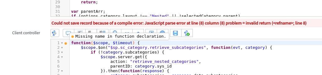 Solved: Widget clone - Could not save record because of a ... - ServiceNow Community