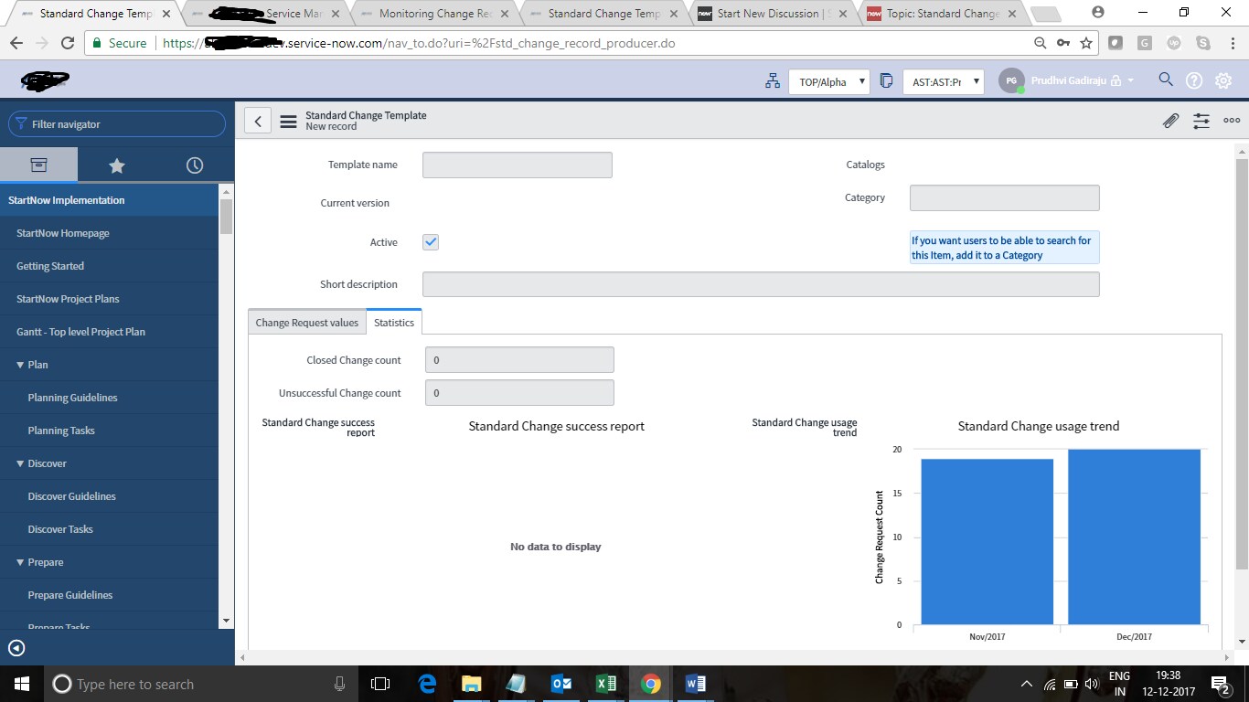 Solved: Unable to create template for Standard Change - ServiceNow ...