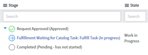 What are the main difference between 'stage' and '... - ServiceNow ...