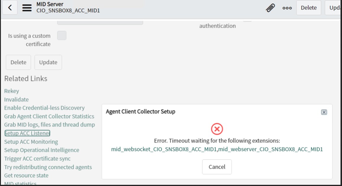 Agent client collector - ServiceNow Community
