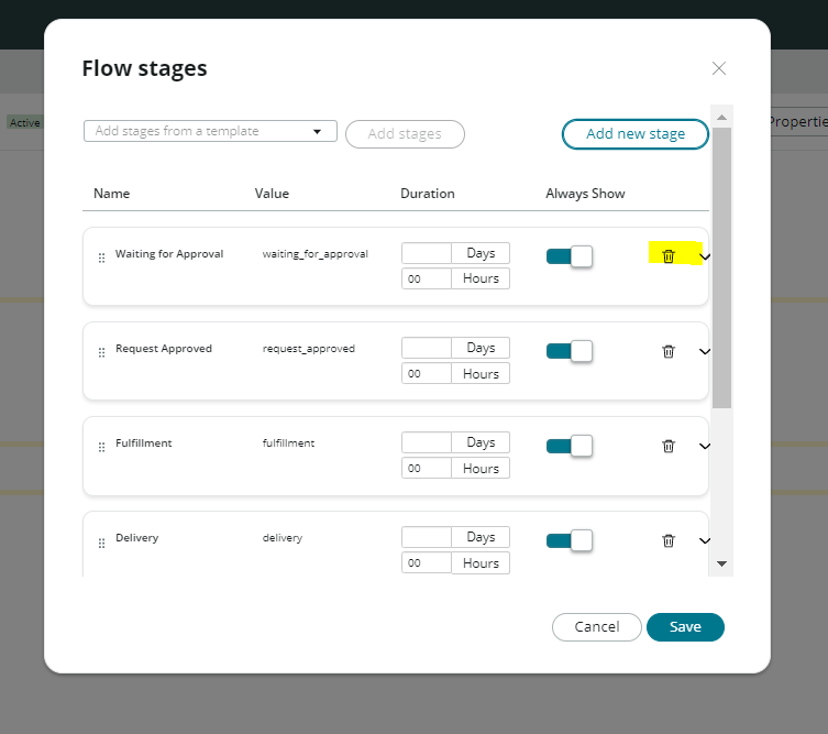 Solved: Delete a stage in flow designer - ServiceNow Community