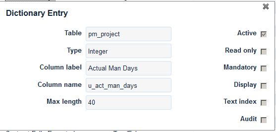 Solved: sys_dictionary says the column is an integer, yet ...