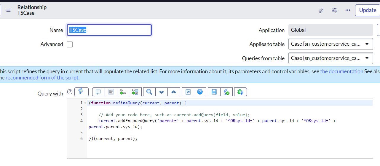 Solved: Related list to show all the Parent and Child Case ...