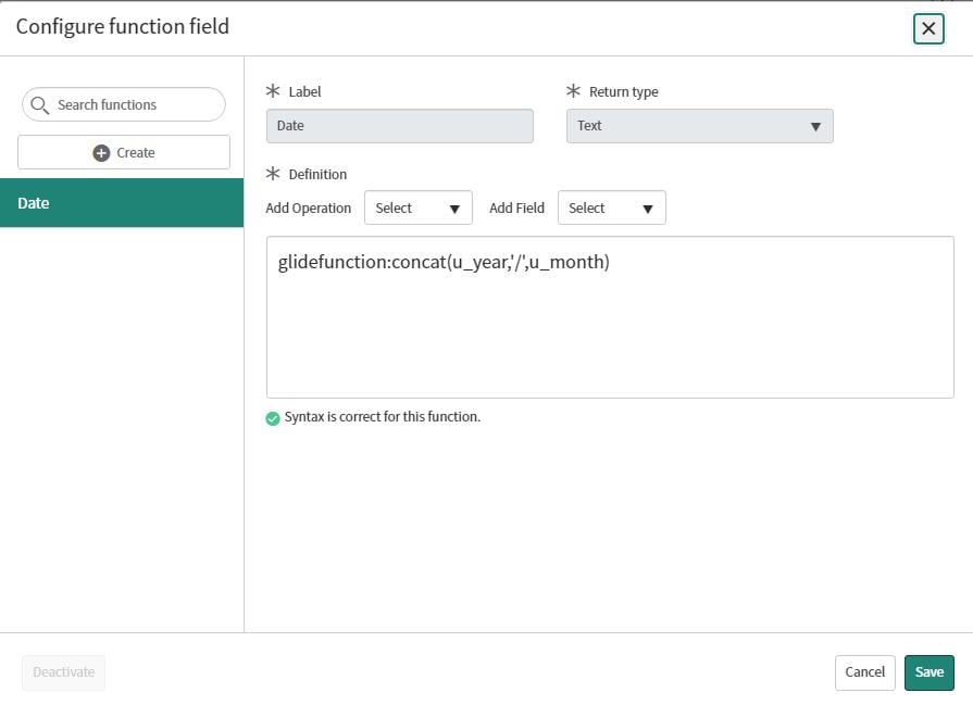 How to set 'Ascending' order of data of a chart in... - ServiceNow ...