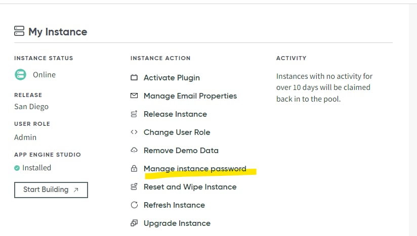 Solved: How can I reset my admin password? - ServiceNow Community