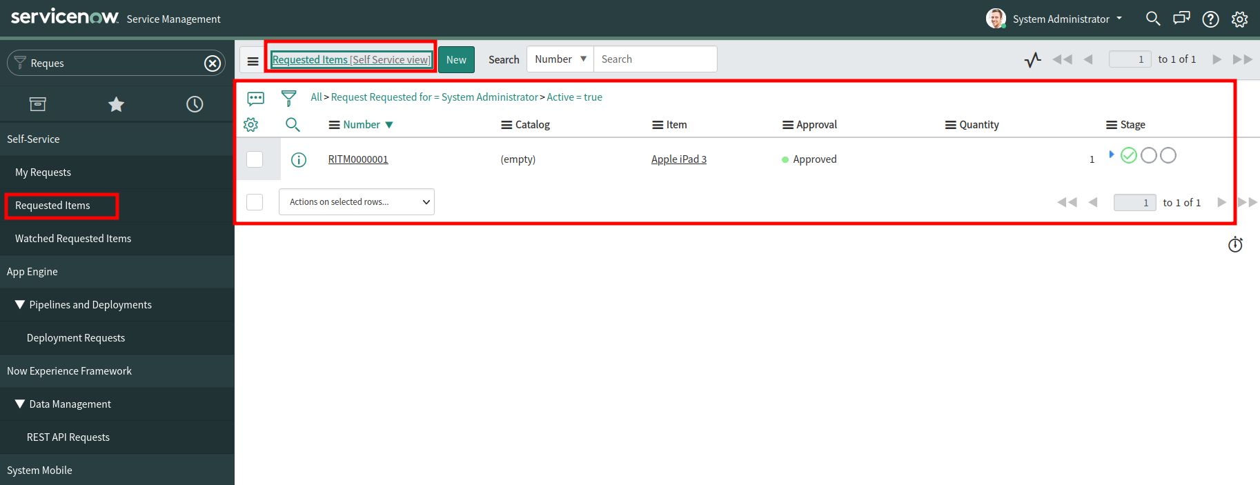 Solved: Rest API to get Requested items - ServiceNow Community