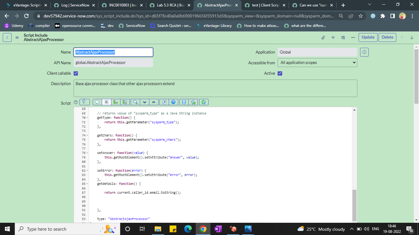 Solved: Can we use "current" in Script include - ServiceNow Community