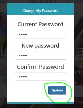 Change Password widget update button - ServiceNow Community