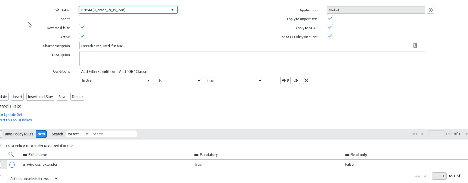 Solved: Re: Data Policy Exception: The following fields ar ...