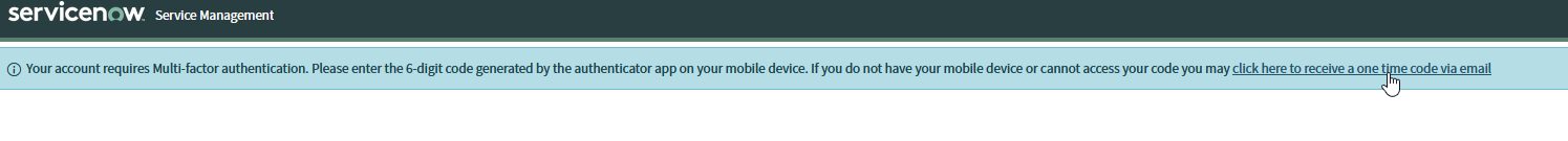 Solved: How to reset MFA - ServiceNow Community