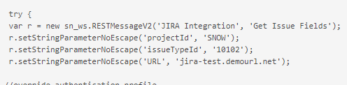 How to make sysparm_query a variable using Get RES... - ServiceNow Community