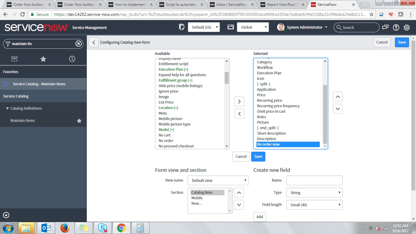 Solved: Order Now button not displaying for catalog items - ServiceNow ...