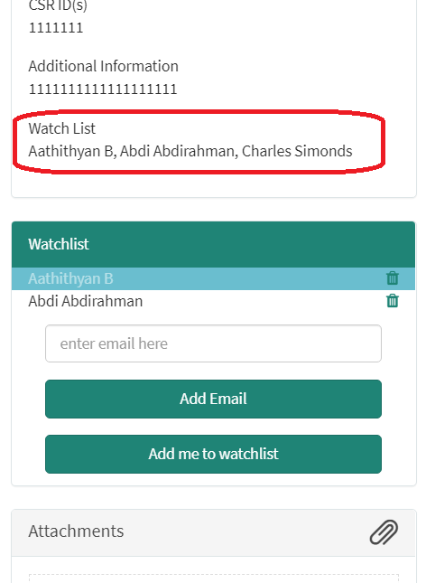 Solved: Add editable watchlist to portal tickets - ServiceNow Community