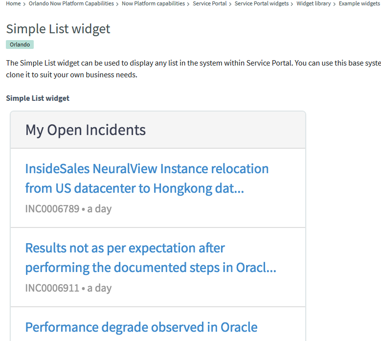 Solved: List chart is not supported in Service Portal widg ...