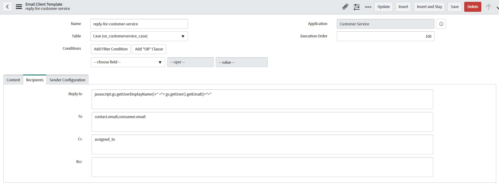 Solved: Re: Email client Reply to autopopulate - ServiceNow Community