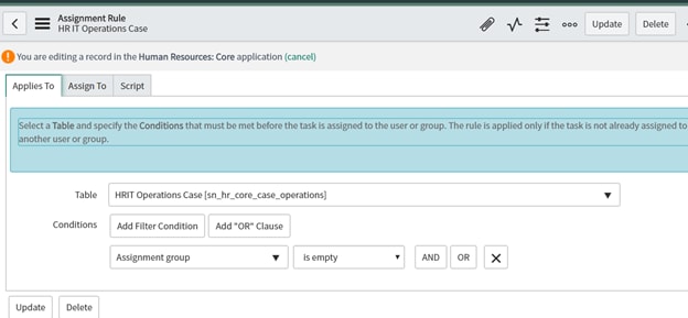 Solved: How to set assignment group - ServiceNow Community