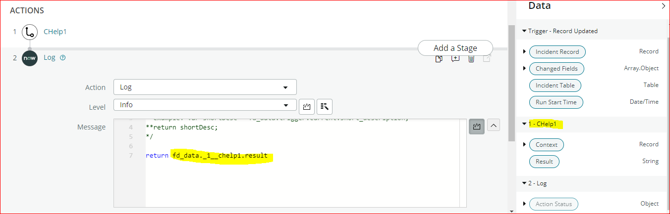 flow designer - How to use subflow outputs in flow... - ServiceNow Community