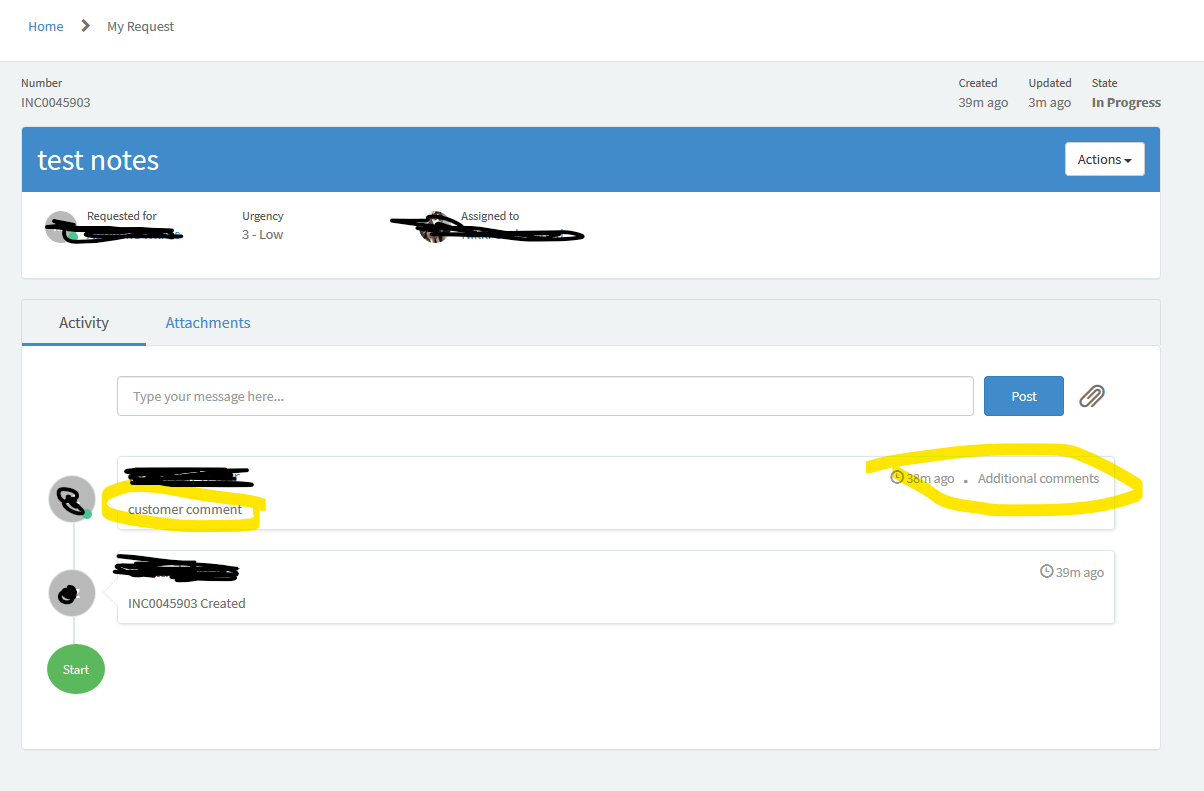 Solved: Re: How to write to Additional Comments on Inciden ...