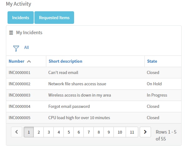 Service Portal Data Table Widget Customization - ServiceNow Community