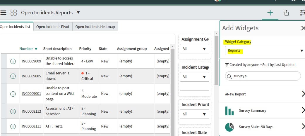 How to add survey score card to Dashboard? - ServiceNow Community