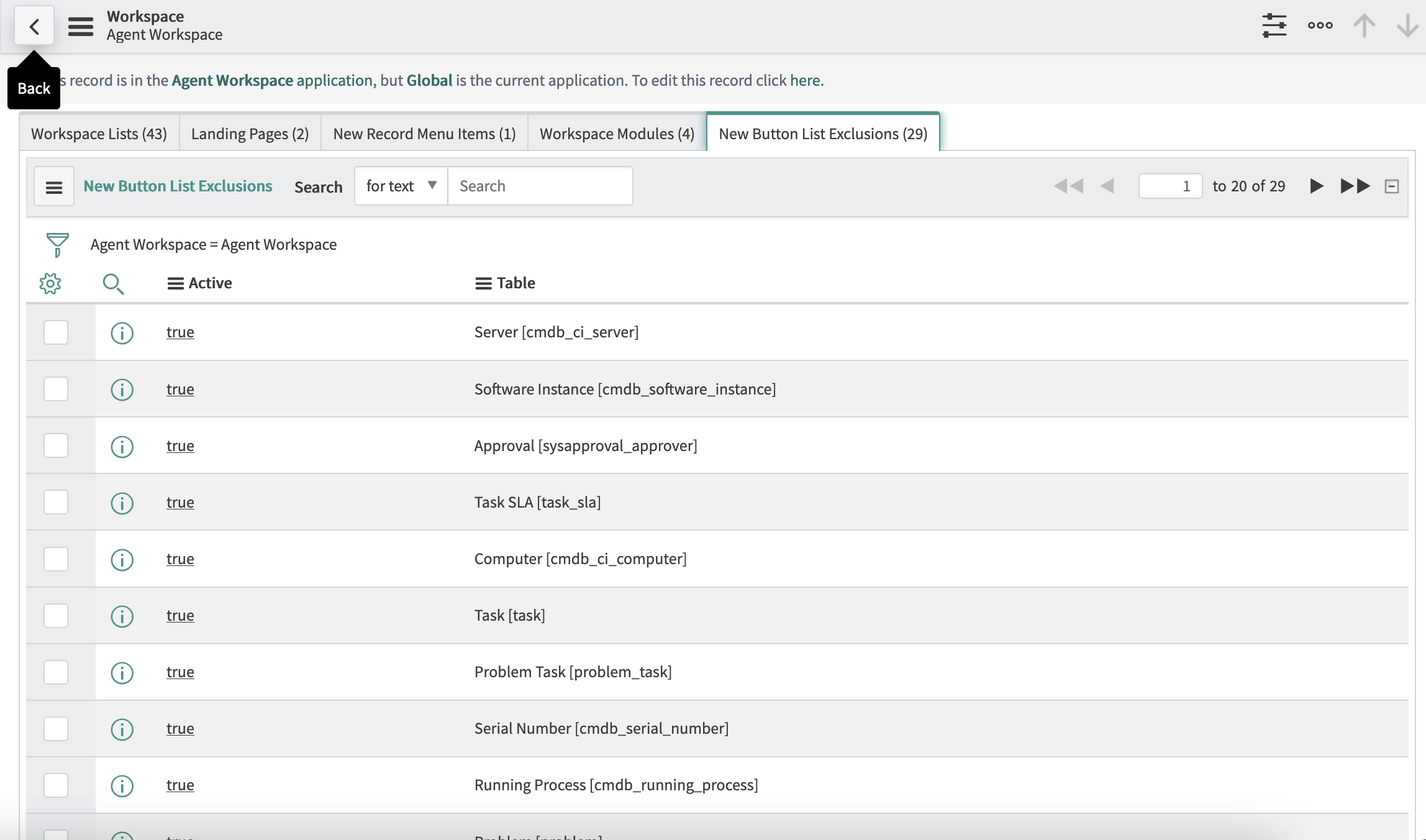 Disabling New Button from the Agent Workspace - ServiceNow Community