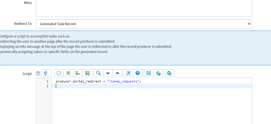 Solved: How do I redirect a Record Producer to a specific ... - ServiceNow Community