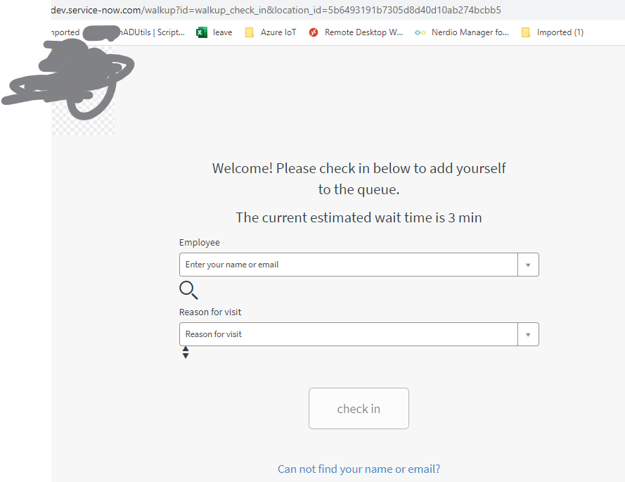 Appointment booking on walk up experience not show... - ServiceNow ...
