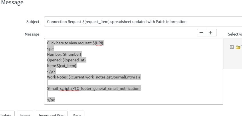 Solved: Re: Including work notes of a closed task in email ...