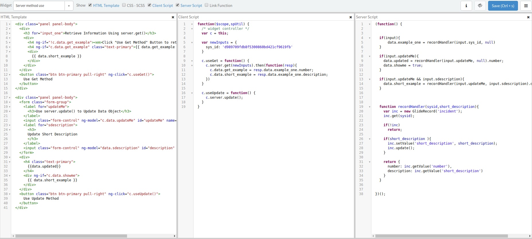 calling server.get() & server.update() -Server Scr... - ServiceNow Community