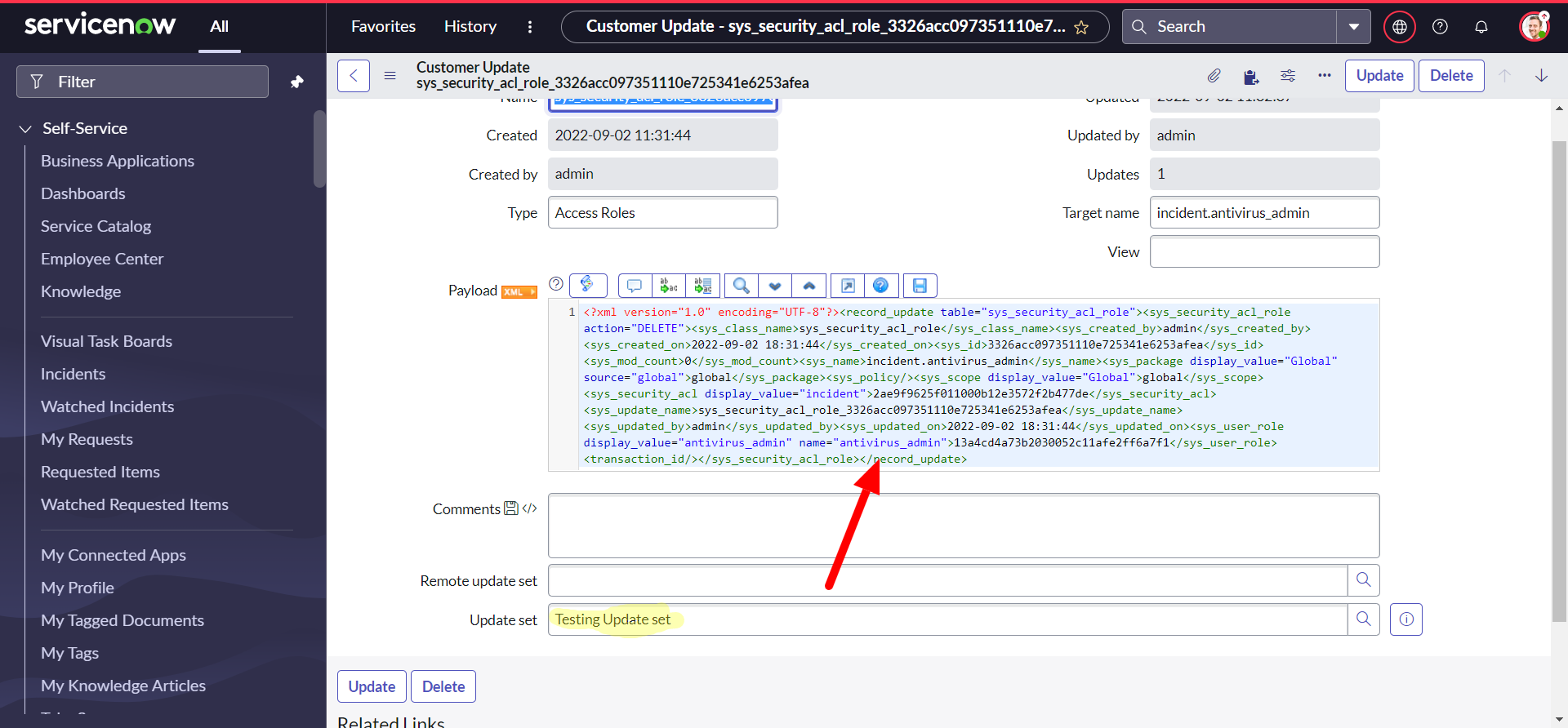 Solved: Roles modified in ACL are not getting captured in ...